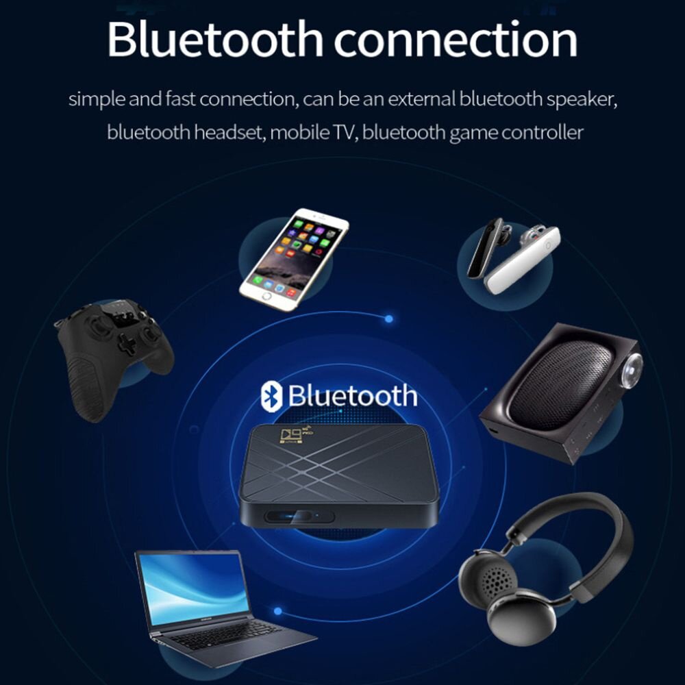 กล่องทีวี กล่องแอนดรอยbox 2023 กล่องทีวีดิจิตอล android box D9 PRO(5G ...