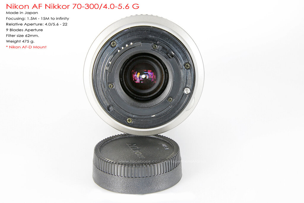Nikon AF Nikkor 70-300/4.0-5.6 G *Nikon AF-D Mount - VintagePhotoMania ...