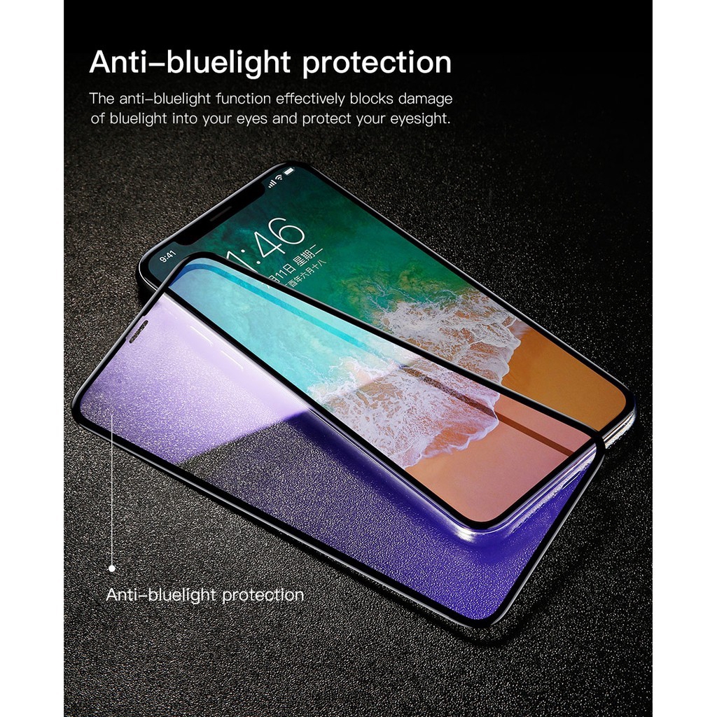 Baseus 0.3mm 3D For iPhone 12 Mini 11 Pro X XR XS Max Screen Protector ...
