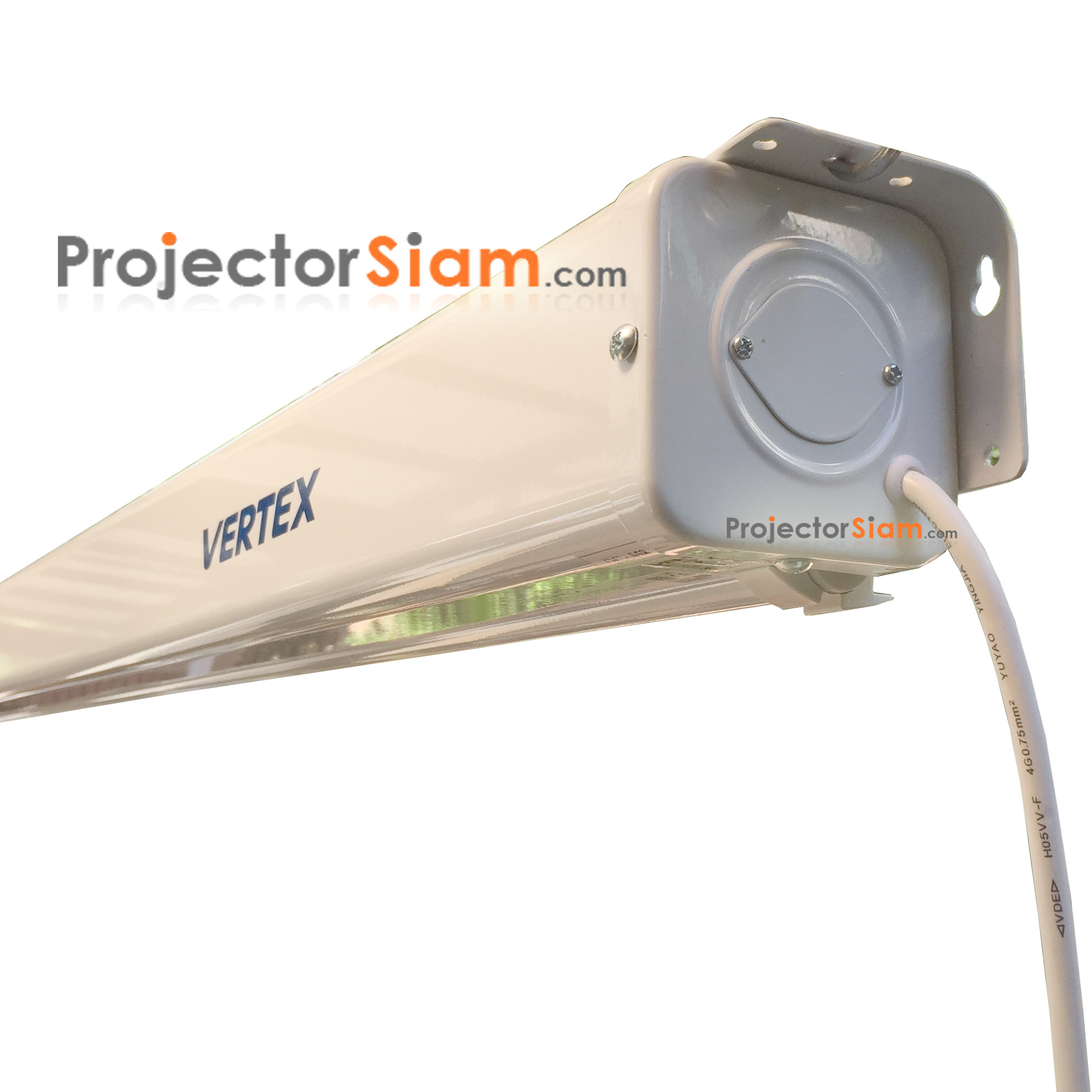 Vertex Motor 120 นิ้ว 16:10 จอโปรเจคเตอร์ screen projector จอมอเตอร์ ...