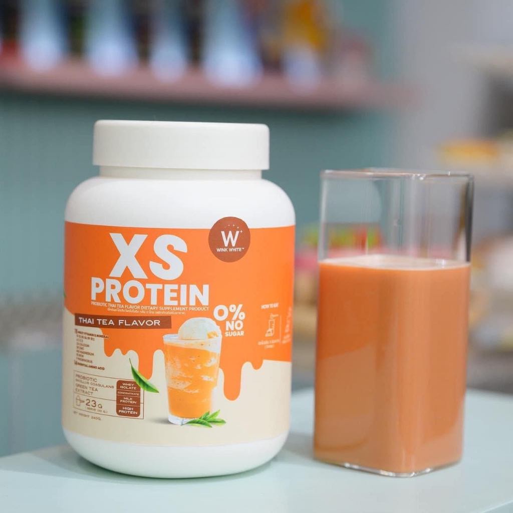 [โปรตีนคุมหิว] WINK WHITE XS WHEY PROTEIN THAI TEA ชาไทย | Lazada.co.th