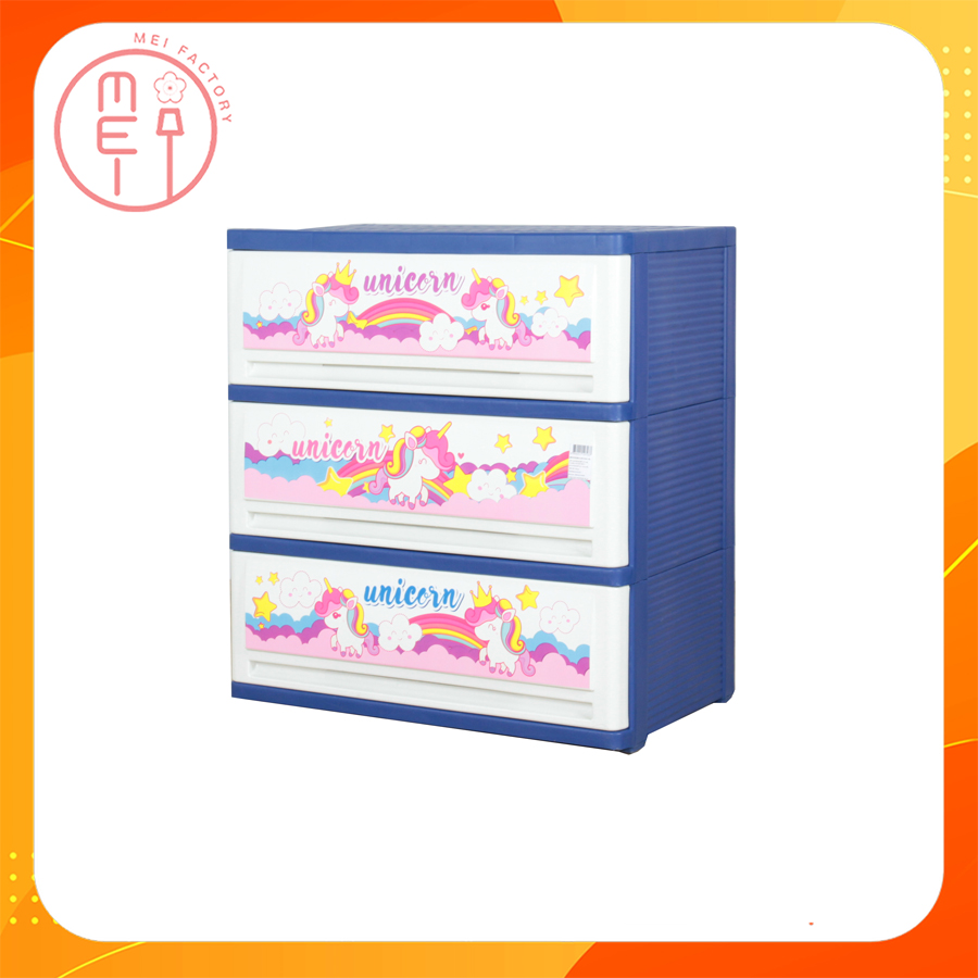 JAMBO 3ชั้น ตู้ลิ้นชักSUMO ตู้ลิ้นชักพลาสติกมีลาย ประกอบแล้วพร้อมใช้งาน ...