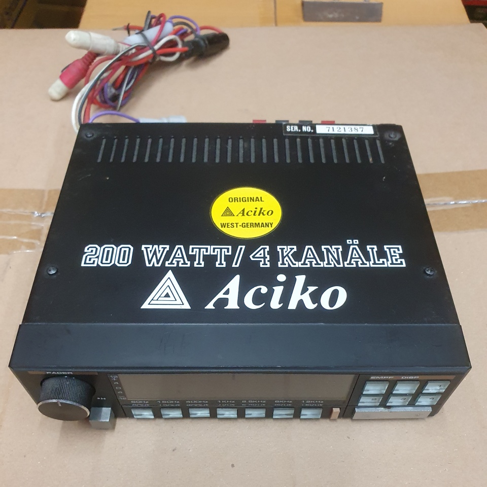 EQ ติดรถยนต์ ยี่ห้อ ACIKO อีคิว สำหรับรถยนต์ มีแอมป์ในตัว 200W - K car ...