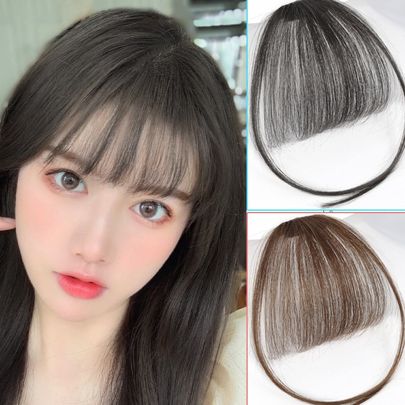 2ชิ้น/ถุงแฟชั่น Bangs Magic Paste สติ๊กเกอร์ผมปลอมคลิปเทป Fringe แผ่น ...