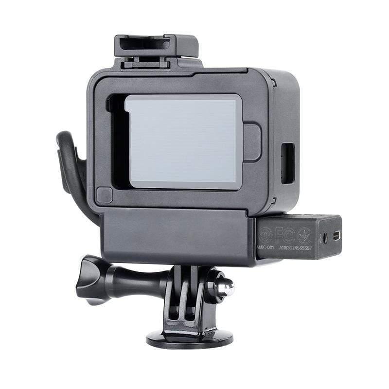 ULANZI V2 Housing Case Vlogging Frame with Microphone Cold Shoe Mount Compatible for GoPro Hero ...