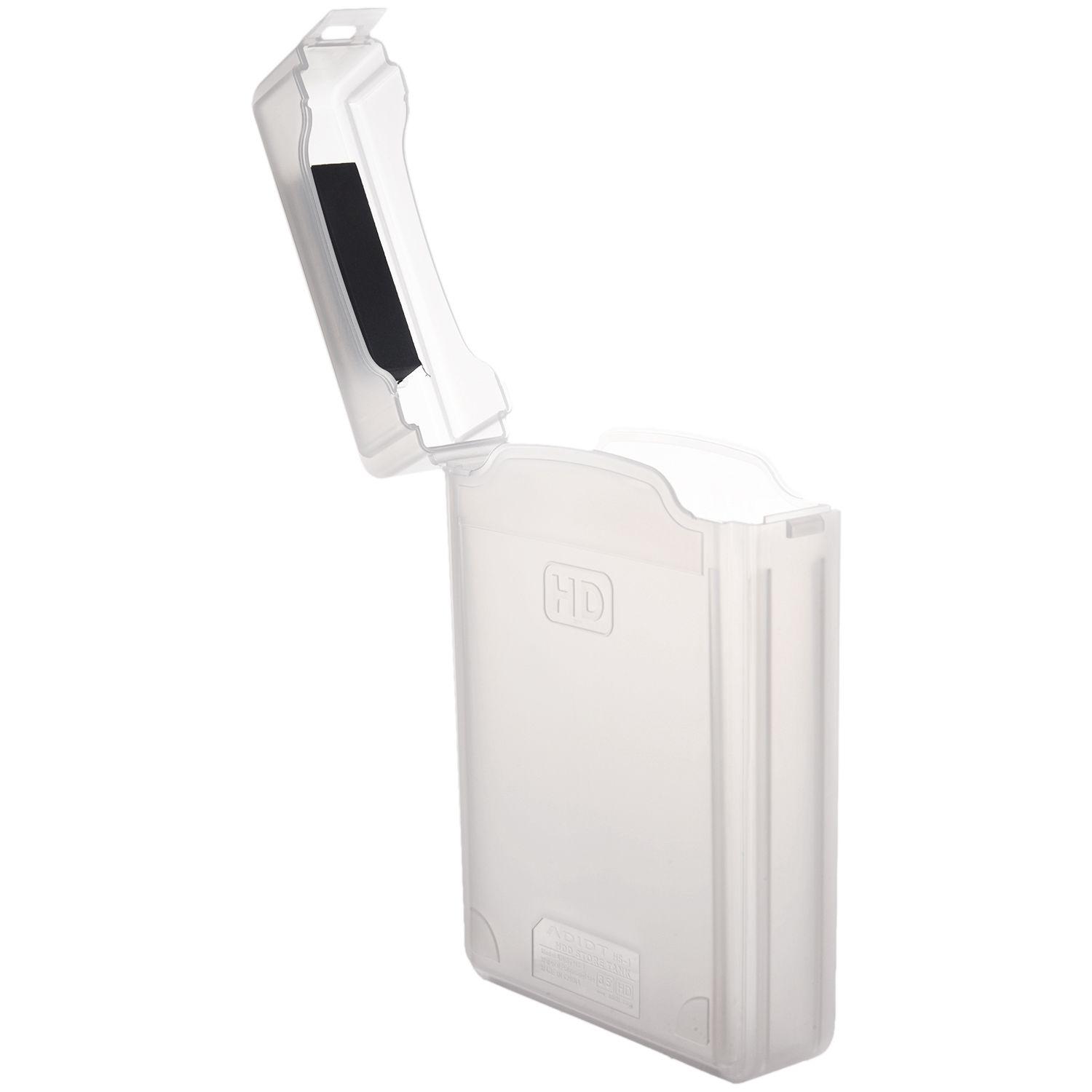 5 Pcs 3.5 IDE SATA HDD Hard Drive Disk Plastic Storage Box Case ...