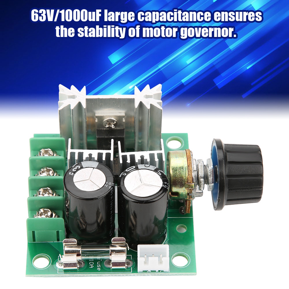 12V-40V 10A PWM DC เครื่องยนต์ ผู้ว่าการ Stepless Variable Speed Switch ...