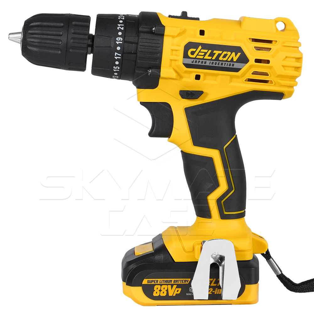 DELTON สว่านไร้สาย สว่านกระแทก สว่านแบต ไร้สาย 3 ระบบ 88V รุ่นใหม่ สว่าน 2 IN 1 พาวเวอร์แบงค์ ...