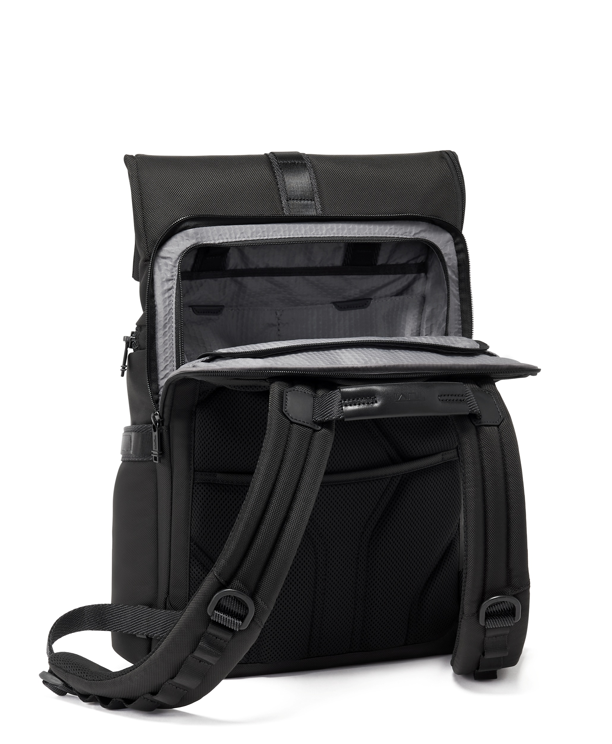Alpha Bravo Logistics Flap Lid Backpack Black - TUMI - ThaiPick