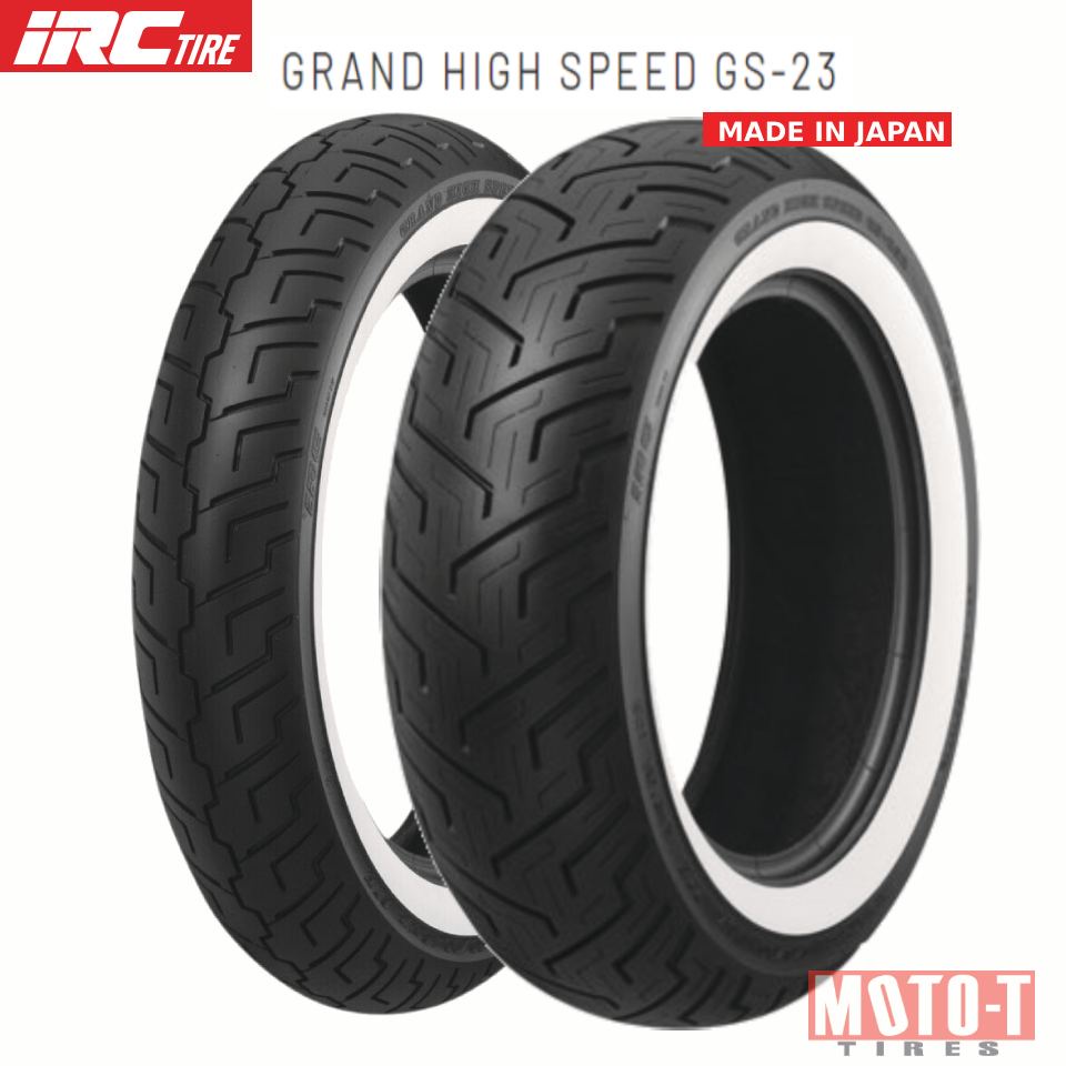 ยางขอบขาว Yamaha Dragstar 1100 / Steed 400 ยี่ห้อ IRC GS-23 (made in ...