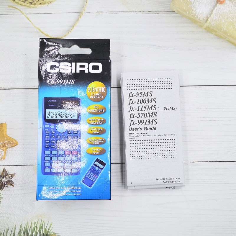 CSIRO เครื่องคิดเลข รุ่น ( CS-991MS ) ของแท้ 100% - Shoop shop - ThaiPick