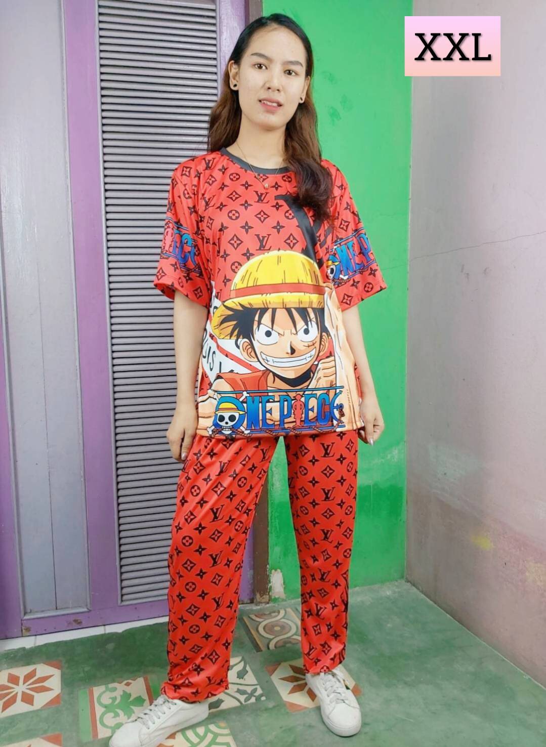 ราคาโรงงาน ชุดเซ็ท 2 ชิ้น ไซร์ใหญ่ ขายถูก เสื้อผ้าคนอ้วน M L XL 2XL 3XL ผ้าพิมพ์ลาย ใส่สบาย ไม่ ...