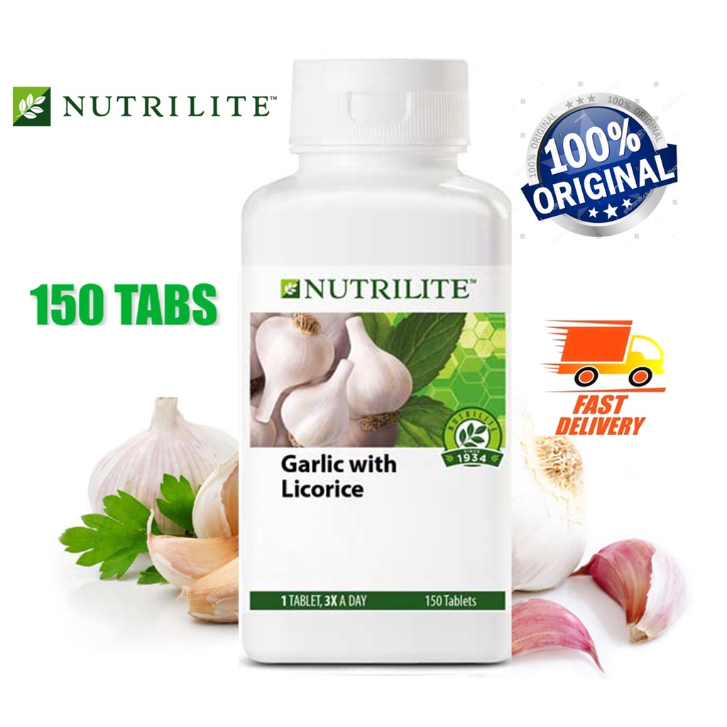 ใหม่ NUTRILITE Garlic with Licorice (150 tab) กระเทียมอัดเม็ด | Lazada ...
