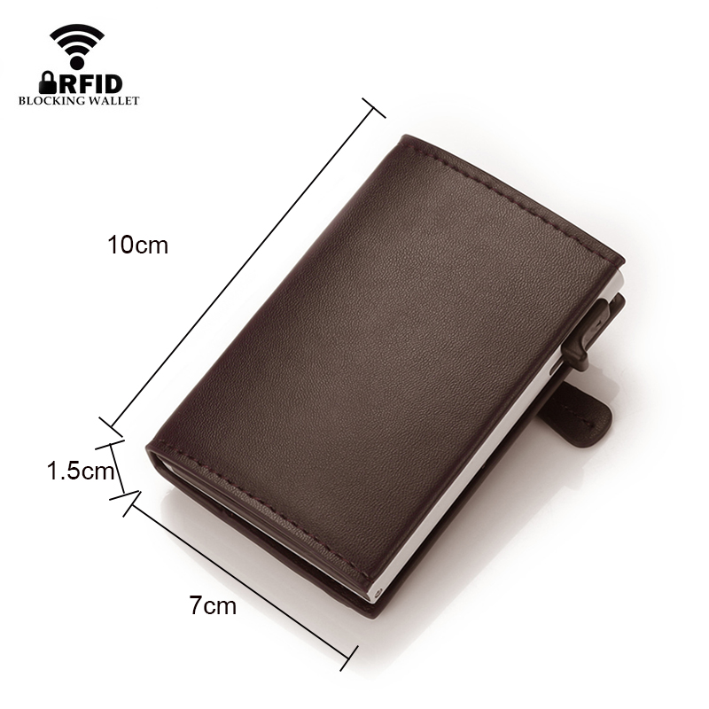 Rfid Laser Engraver Card Holder Slide Wallets Men Personalize Fashion ...