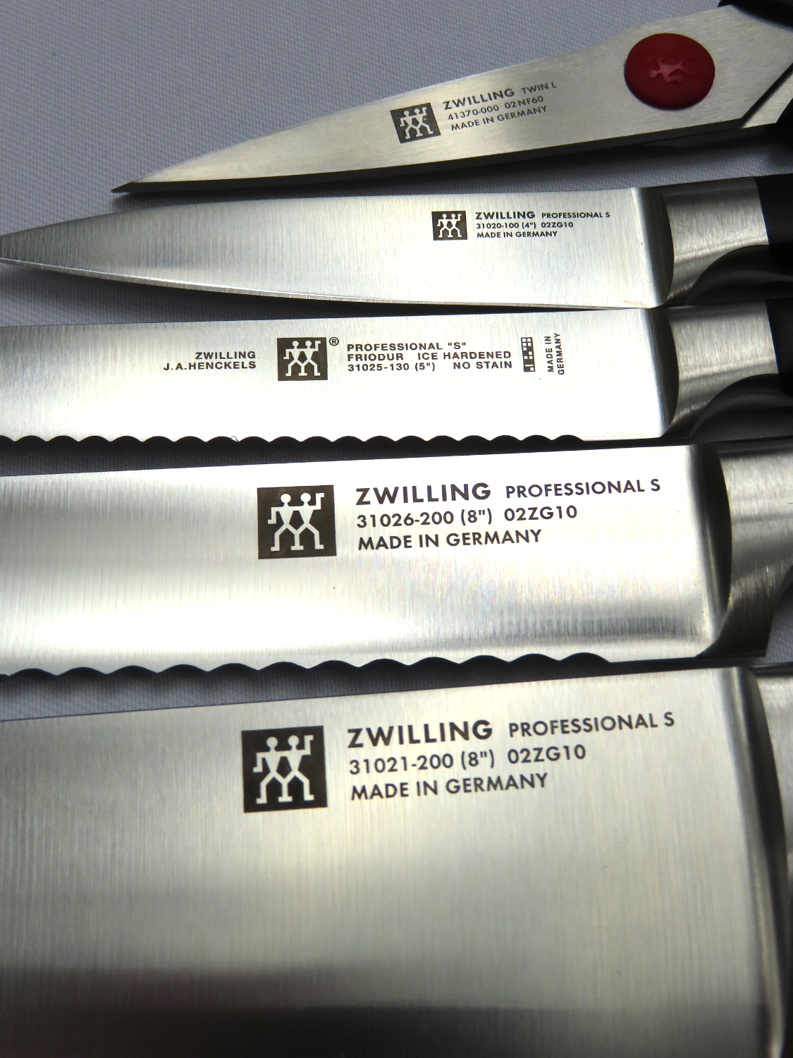 Zwilling knife ชุดมีด พร้อมส่ง ของเเท้100 รุ่น Professional S มีดชุดทำ ...