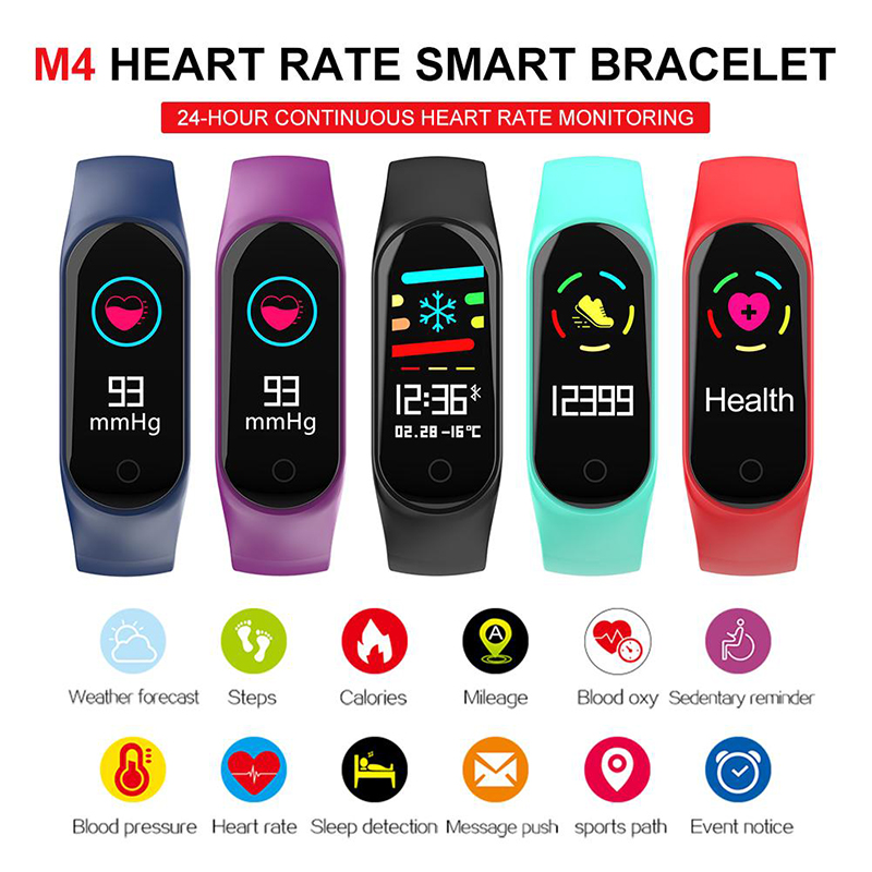 M4 Smart Watch สายรัดข้อมืออัจฉริยะ M4 Band Smart Watch สมาร์ทวอทช์ ...