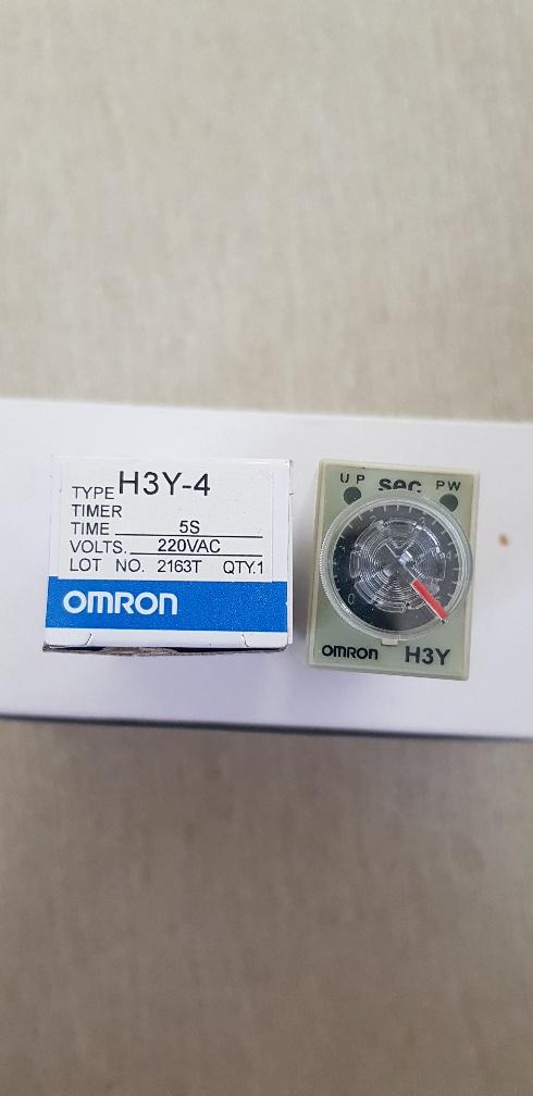 H3Y-4 OMRON AC220V Delay Timer Time Relay 0 - 5 S. with Base | Lazada.co.th