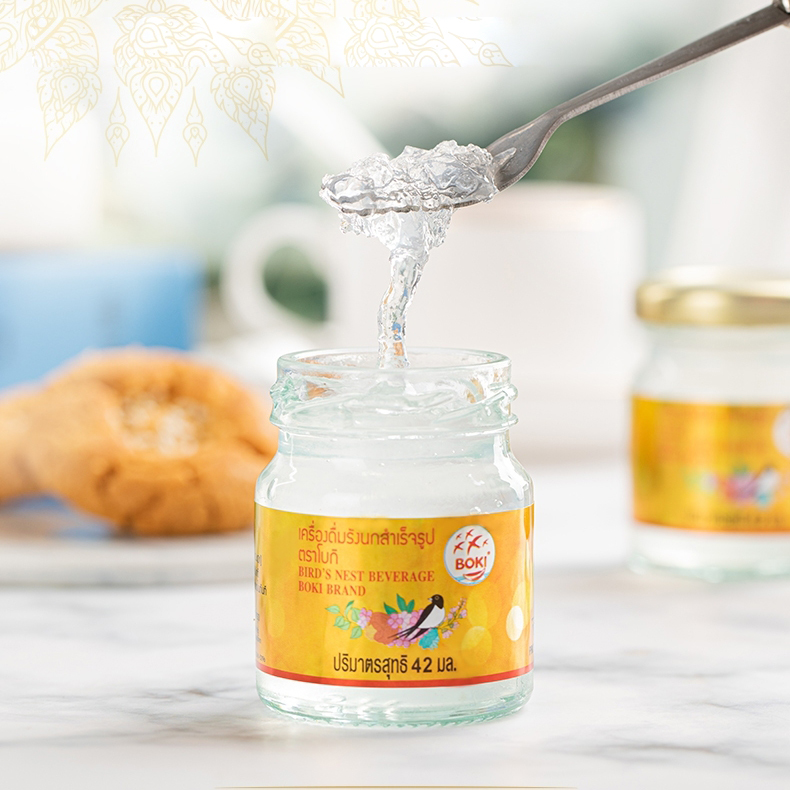 BOKI เครื่องดื่มรังนกสำเร็จรูป คลาสสิค (42mlx3) 6กล่อง รังนกเพื่อสุขภาพ ...