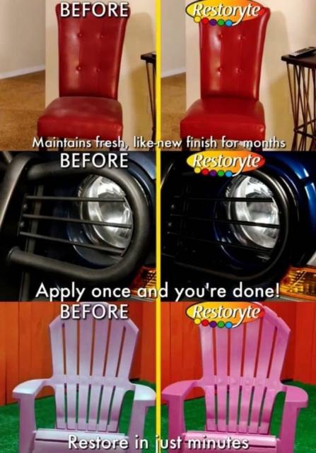 น้ำยาเคลือบเงา Restoryte น้ำยาฟื้นฟูเคลือบสีผิววัตถุ ทุกชนิด น้ำยา ...