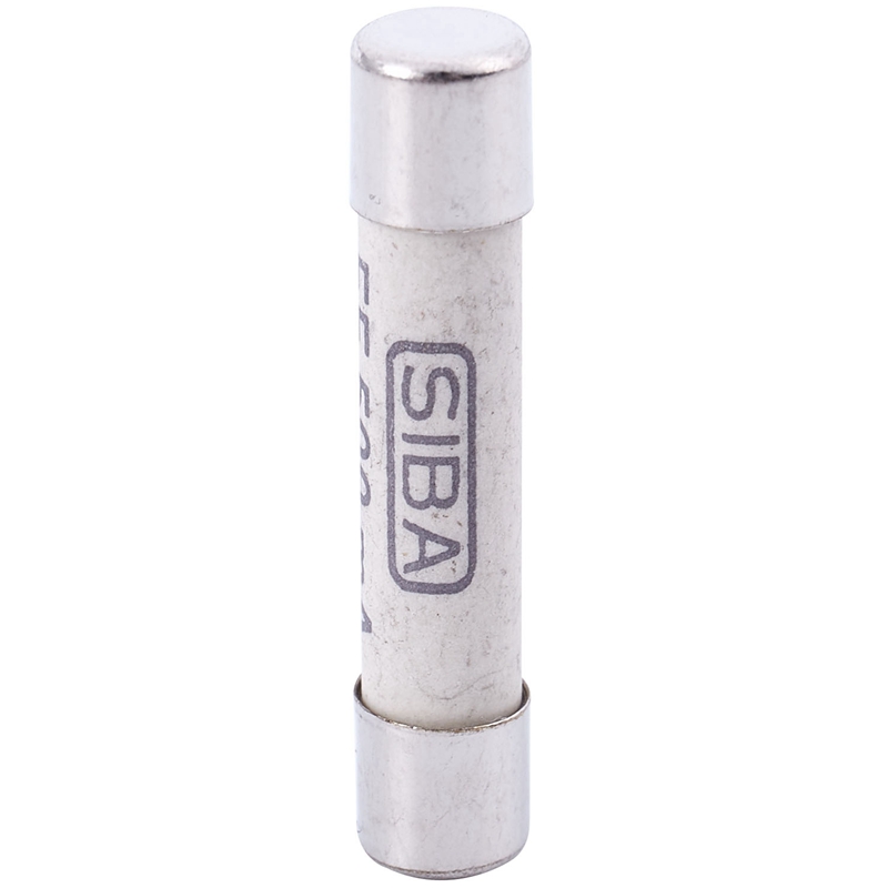 5 pcs silver+white ceramics 1000V 500mA 6.3 x 32mm White Ceramic Fuse ...