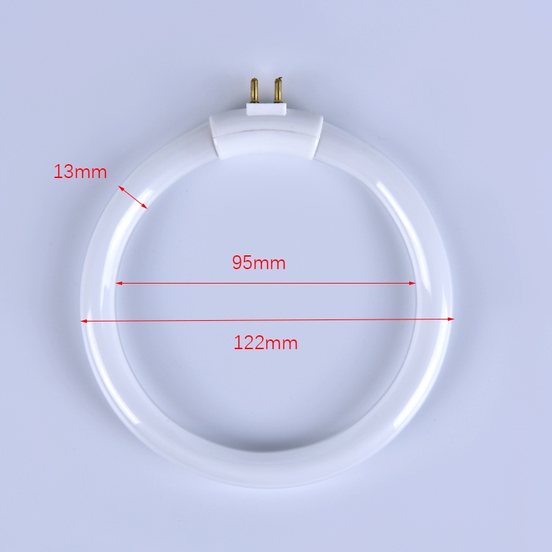 White Tube With 4 Pins 11w T4 Round Annular Tubes Anti-four-pin Lamps ...