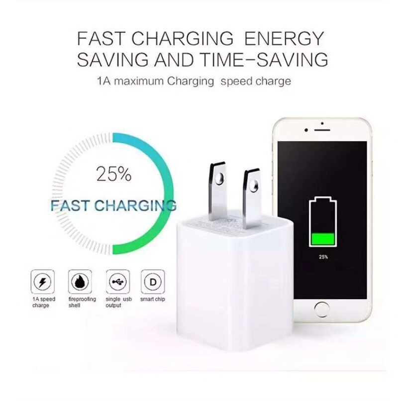 ชุดชาร์จสำหรับไอโฟน สายชาร์จ+หัวชาร์จ (5W/12W) ใช้ได้กับ iPad mini/2/3 ...