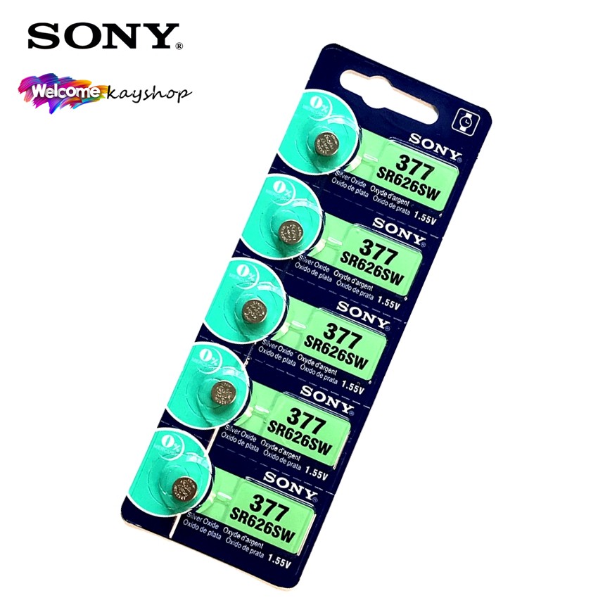 377 Sony ถ่านกระดุม 377 SR626SW LR626 V377 AG4 （5 ก้อน or 1 ก้อน） - LEVGshop - ThaiPick