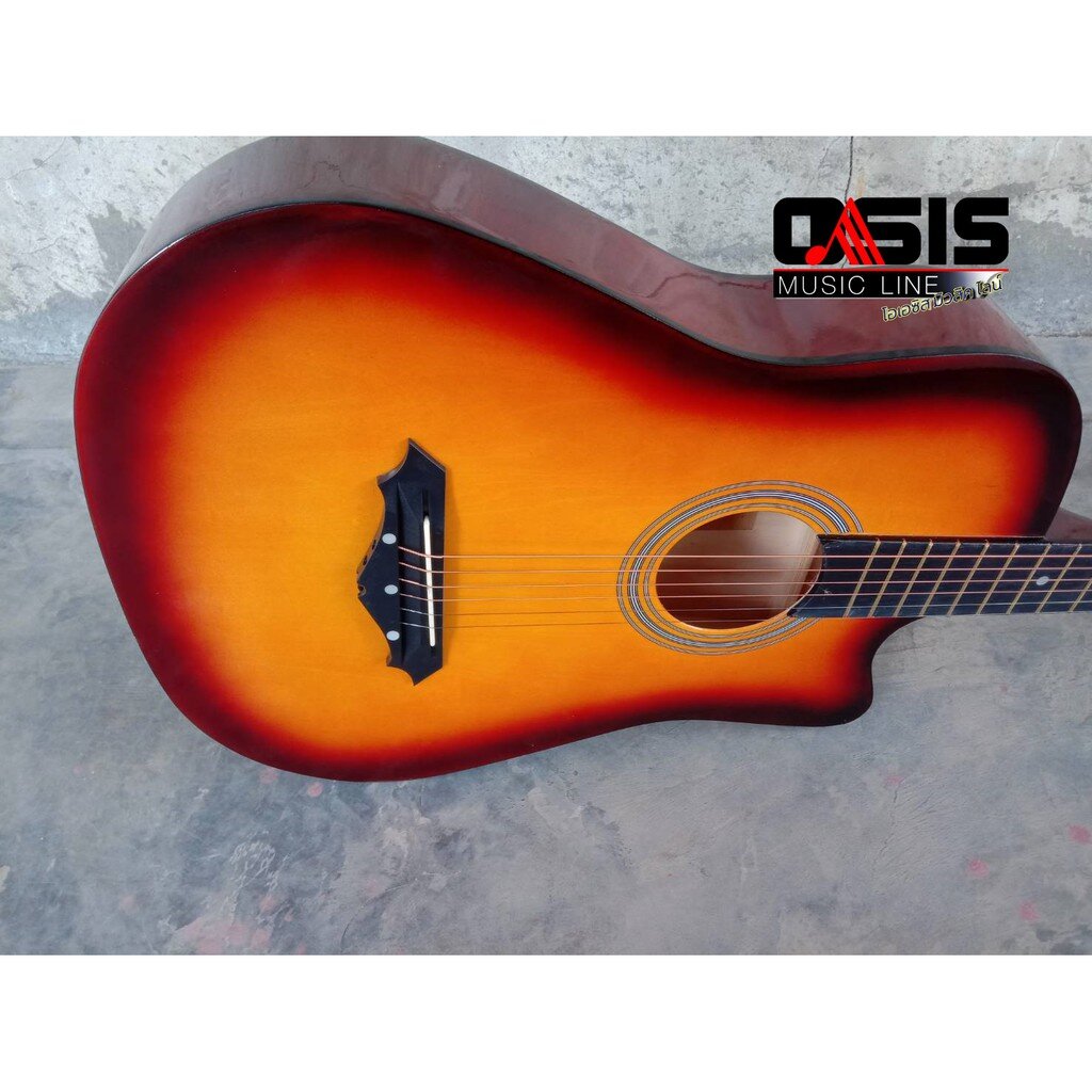 (ฟรี..Pick /โปสเตอร์คอร์ด/ประเป๋า) กีต้าร์โปร่ง Preme G38C กีตาร์โปร่ง ...