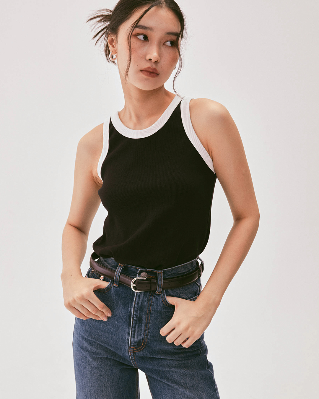 DAILY SQUAD CLASSIC BELT (เอว24-28เข็มขัดหนังแท้ อะไหล่เงิน รุ่นนี้จะ ...