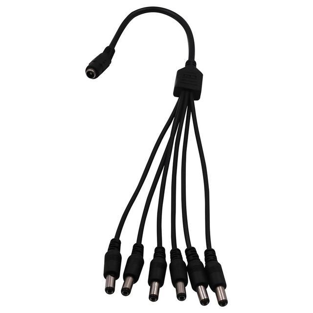 Male Female Connector Cable 12V DC 2.1 x 5.5 mm Jack Plug 1 to 2 3 4 5 ...