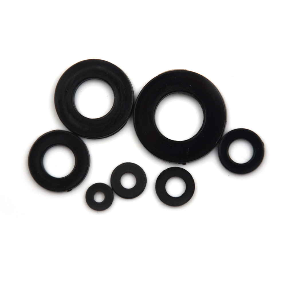 Hot Form A Flat Black Thick Neoprene Rubber Washers - M3 M4 M5 M6 M8 ...