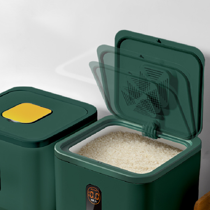 Elife กล่องเก็บข้าวสาร 15L ที่เก็บข้าวสาร ถังข้าวสาร ภาชนะเก็บข้าว ถังเก็บข้าวสาร กล่องเก็บอาหาร ...