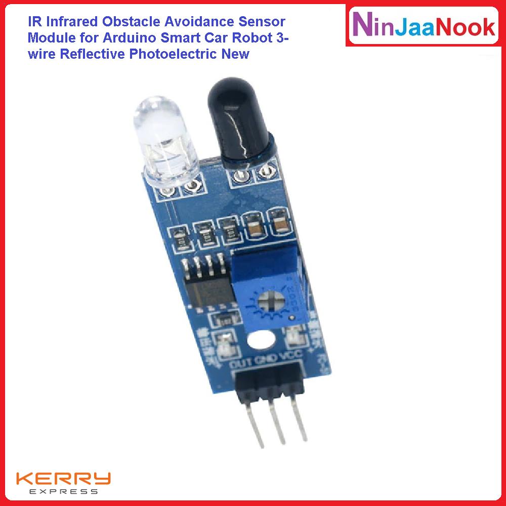 โมดูล เซ็นเซอร์แสงสำหรับตรวจจับวัตถุกีดขวาง Ir Infrared Obstacle Avoidance Sensor Module For