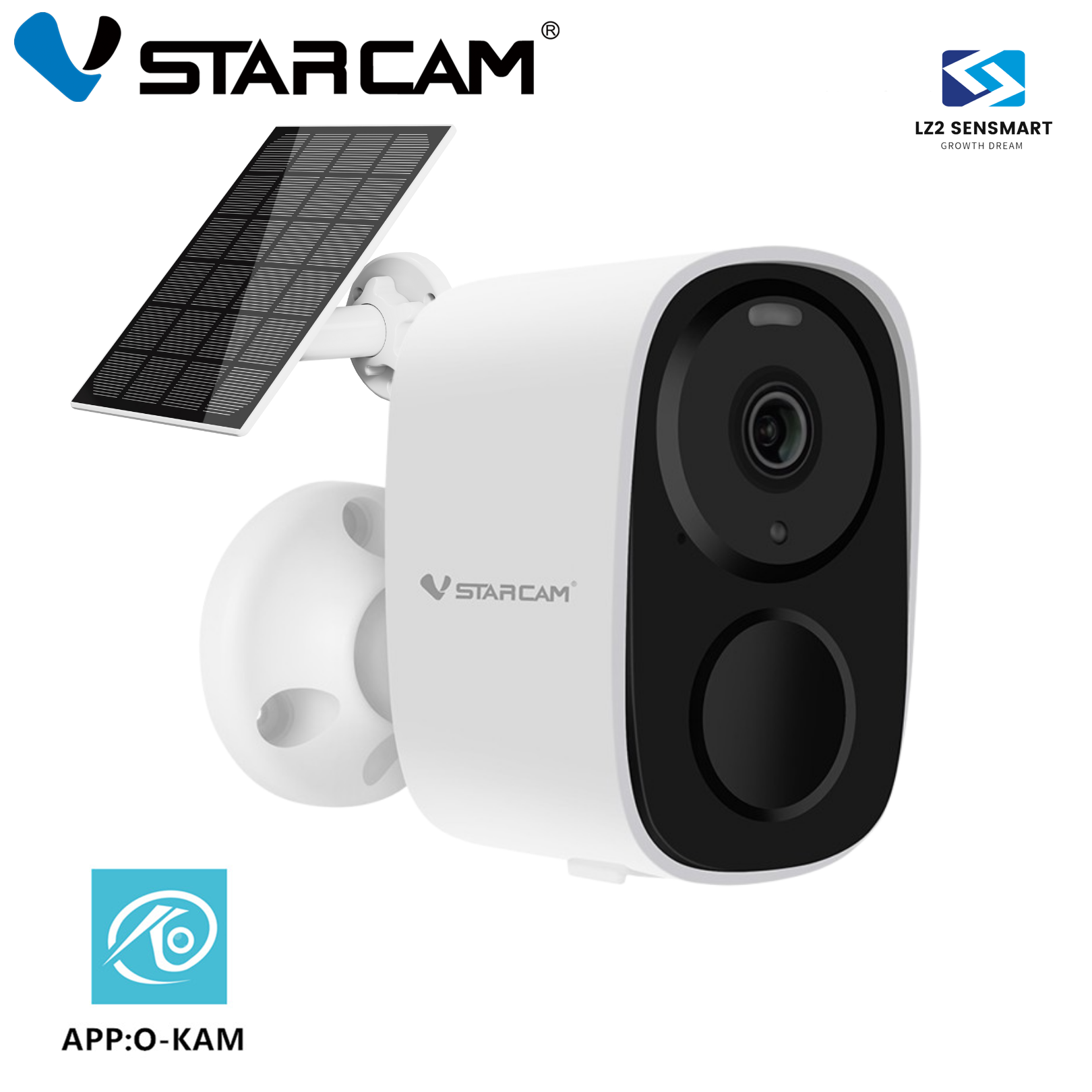 Vstarcam CB54 กล้องมีแบตเตอร์รี่ โซล่าเซลล์ | Lazada.co.th
