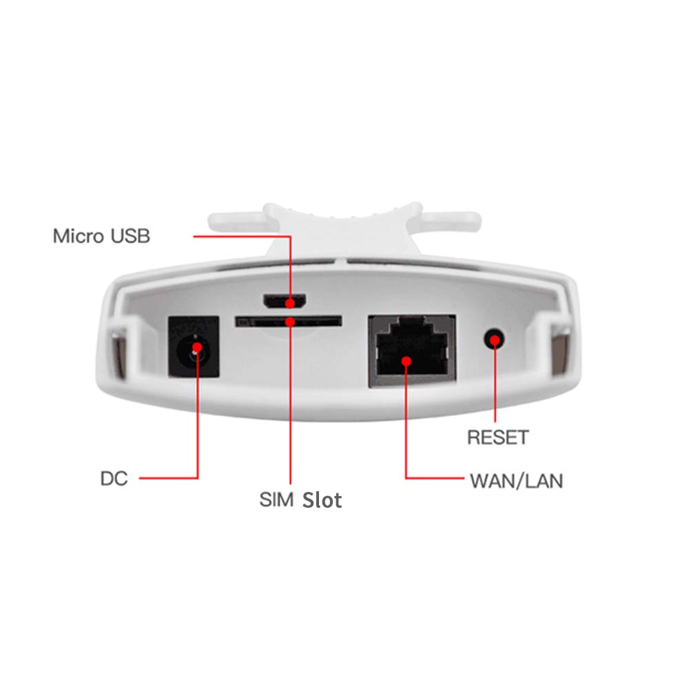 H905 150 Mbps Outdoor 5 มม. CPE Wireless Repeater WiFi Extender Router AP Point of Access Wi-Fi ...