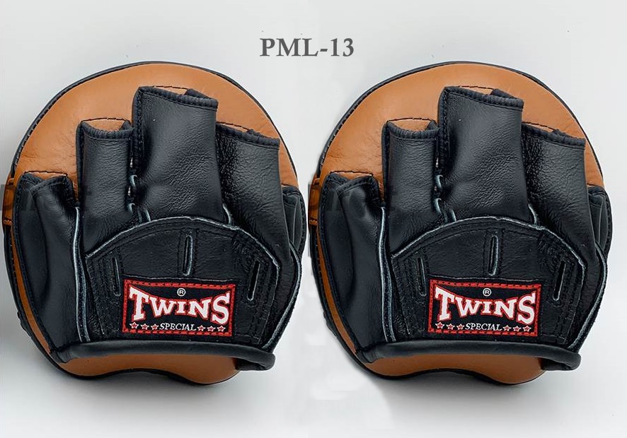 Twins Special mini Focus mitts punching PML-13 Brown Black Genuine ...