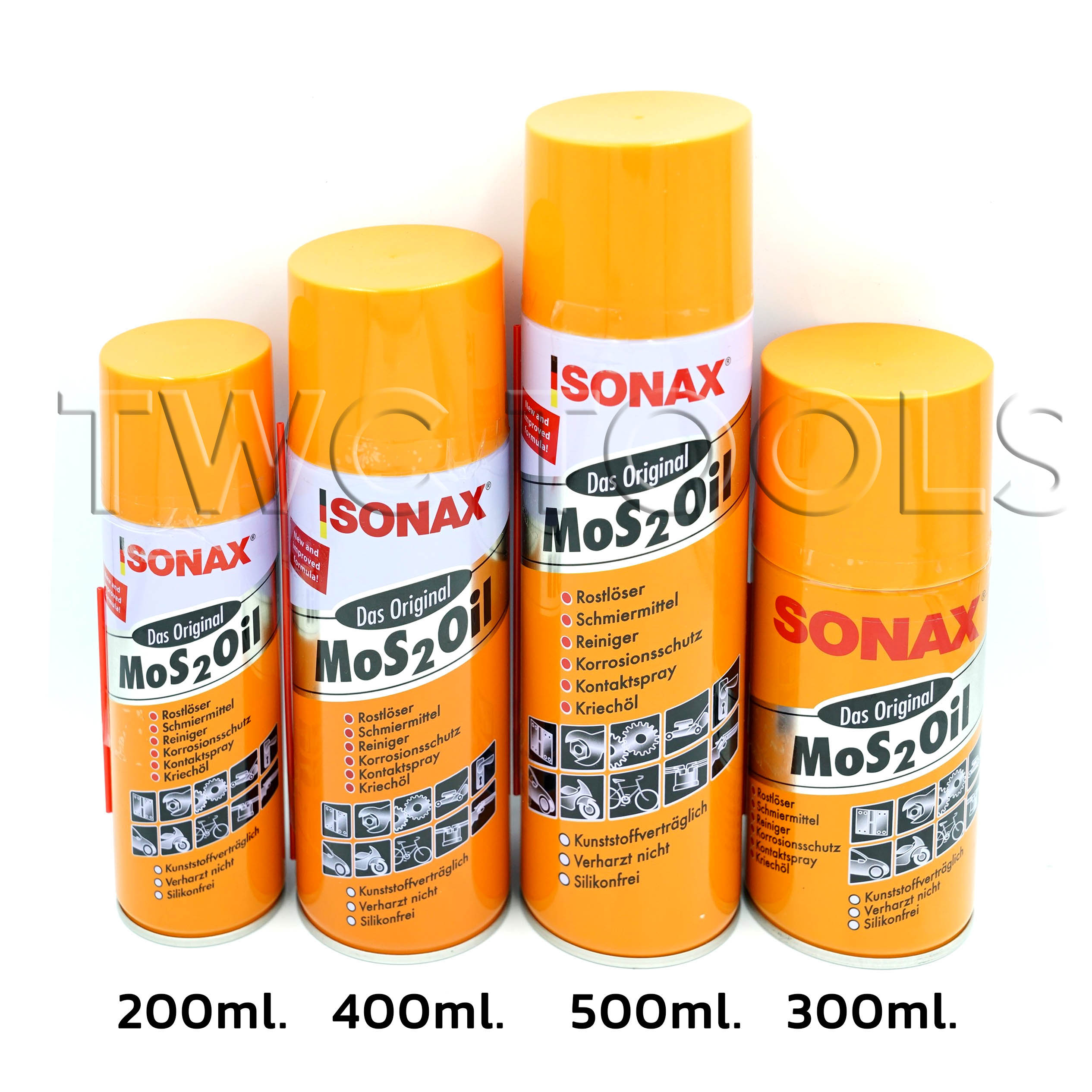 SONAX น้ำมันอเนกประสงค์ สเปรย์หล่อลื่น โซเน็ก โซแน็ก ราคาต่อกระป๋อง มีขนาด 200 300 400 500 มล ...