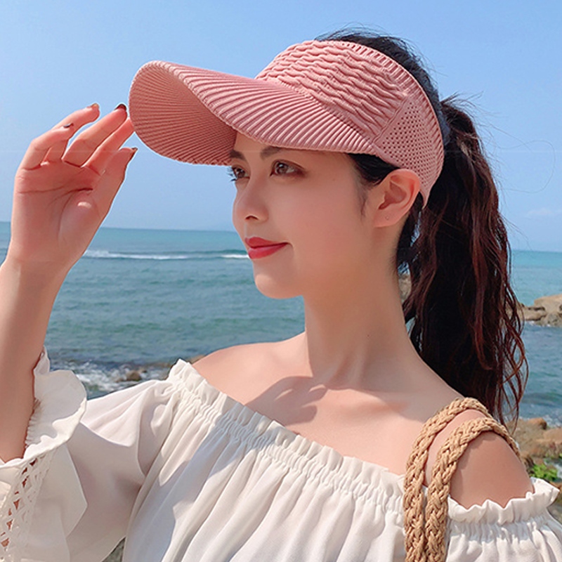 2021 New Woman 39;s Sun Hats DIY Straw Bowknot Visor Caps Parent-Child ...