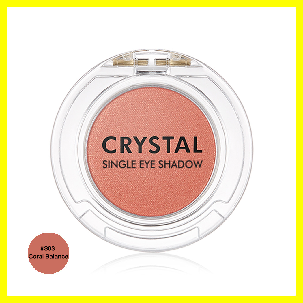 Tonymoly Crystal Single Eye Shadow 1.5g #S03 Coral Balance - Konvy - ThaiPick
