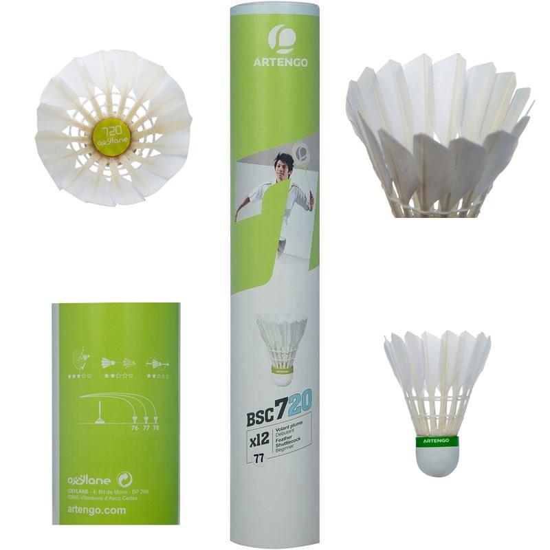ลูกขนไก่ ARTENGO ลูกขนไก่แบดมินตัน Badminton shuttlecock BSC 720 แพ็ค ...