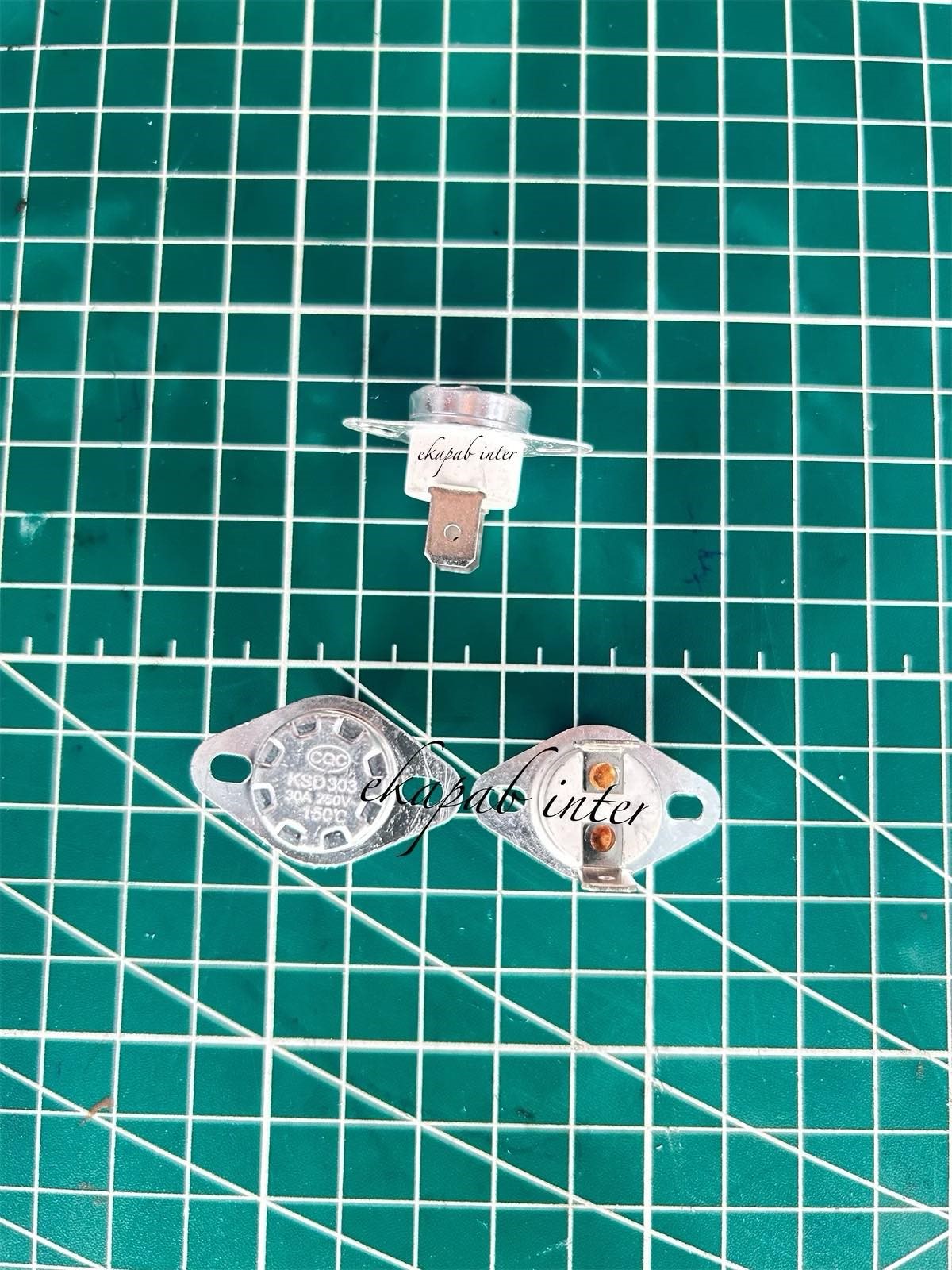 ekapab inter THERMOSTAT KSD303 150 DEG.C MANUAL 250V /30A /1ชิ้น ...