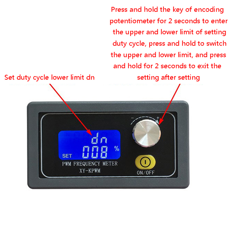 SHERY XY-KPWM Signal Generator 1-Channel 1Hz-150KHz PWM Pulse Frequency ...
