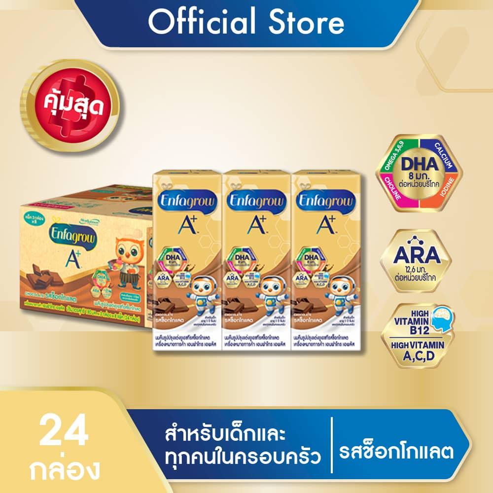 ถูกจัดปลัดบอก [UHT] เอนฟาโกร เอพลัส สูตร 4 รสช็อคโกแลต นมกล่อง ยูเอชที ...