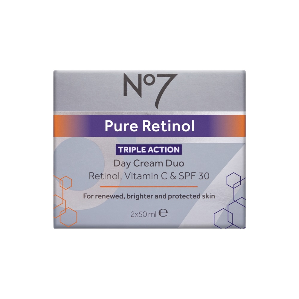 No 7 Pure Retinol Day Cream Duo VitaminC SPF 30 50ML นัมเบอร์เซเว่น เพ ...