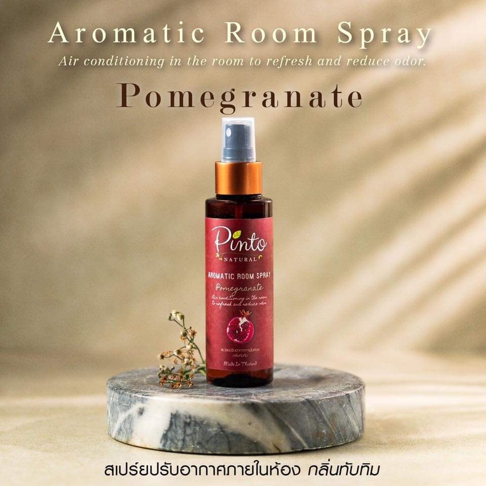 Pinto Natural สเปรย์ปรับอากาศ กลิ่นทับทิม Room Spray Pomegranate ...