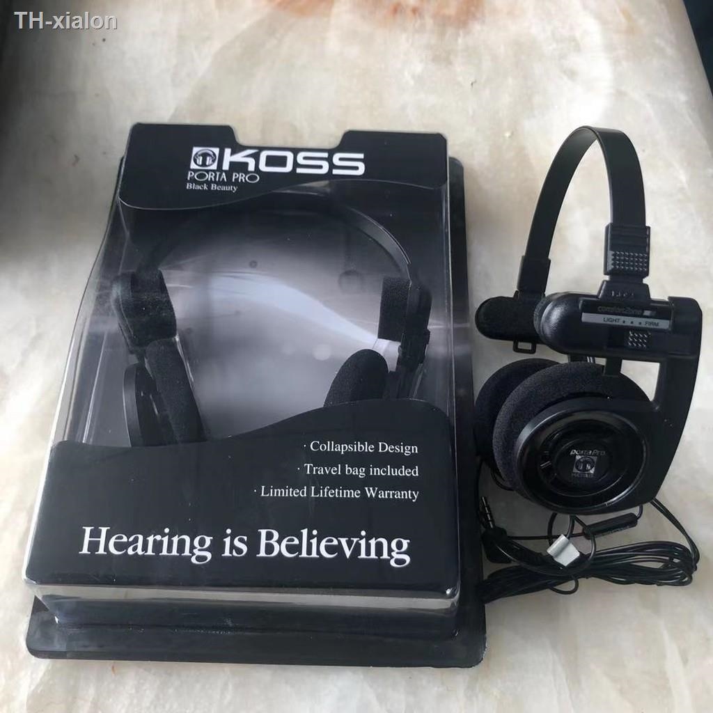 【หูฟัง】 KOSS Porta Pro หูฟัง PP คุณภาพสูง เบสหนัก HIFI Porta Pro gift - xialon - ThaiPick