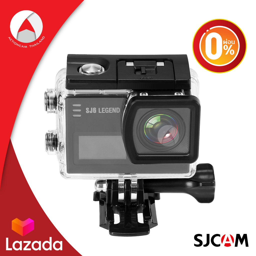 [ผ่อน 0%] SJCAM SJ6 Legend 4K 24fps Ultra HD 16MP ผ่อนนานสูงสุด 3 เดือน ...