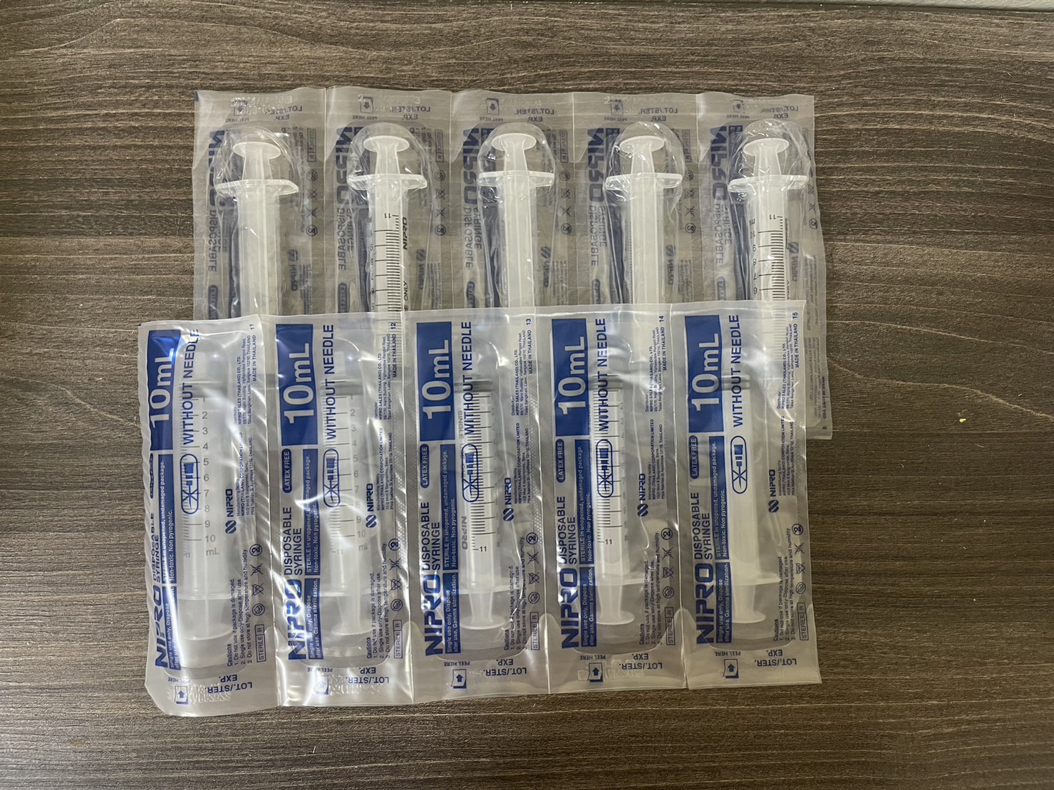 **แบ่งขาย** syringe 10 ml ( 10 ชิ้น ) Nipro | Lazada.co.th