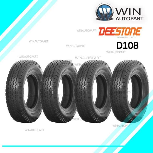 8.25-16 14PR ยี่ห้อ DEESTONE รุ่น D108 TT ยางรถบรรทุก ลายหน้า(1 ชุด:4 ...
