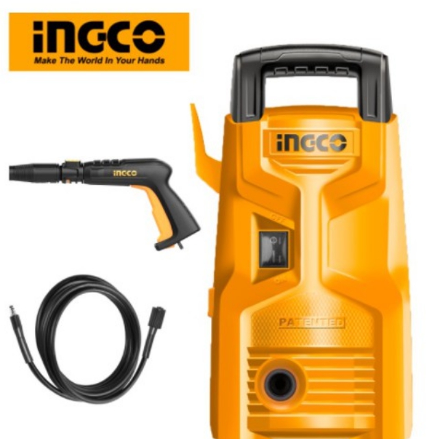 INGCO เครื่องฉีดน้ำแรงดันสูง 90Bar (1200w) HPWR12008 ( High Pressure Washer )พร้อม ปืนฉีดน้ำ และ ...